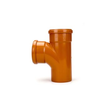 90 Degree Drainage Equal Junction 110mm Double Socket – Gwillim Builders Merchant